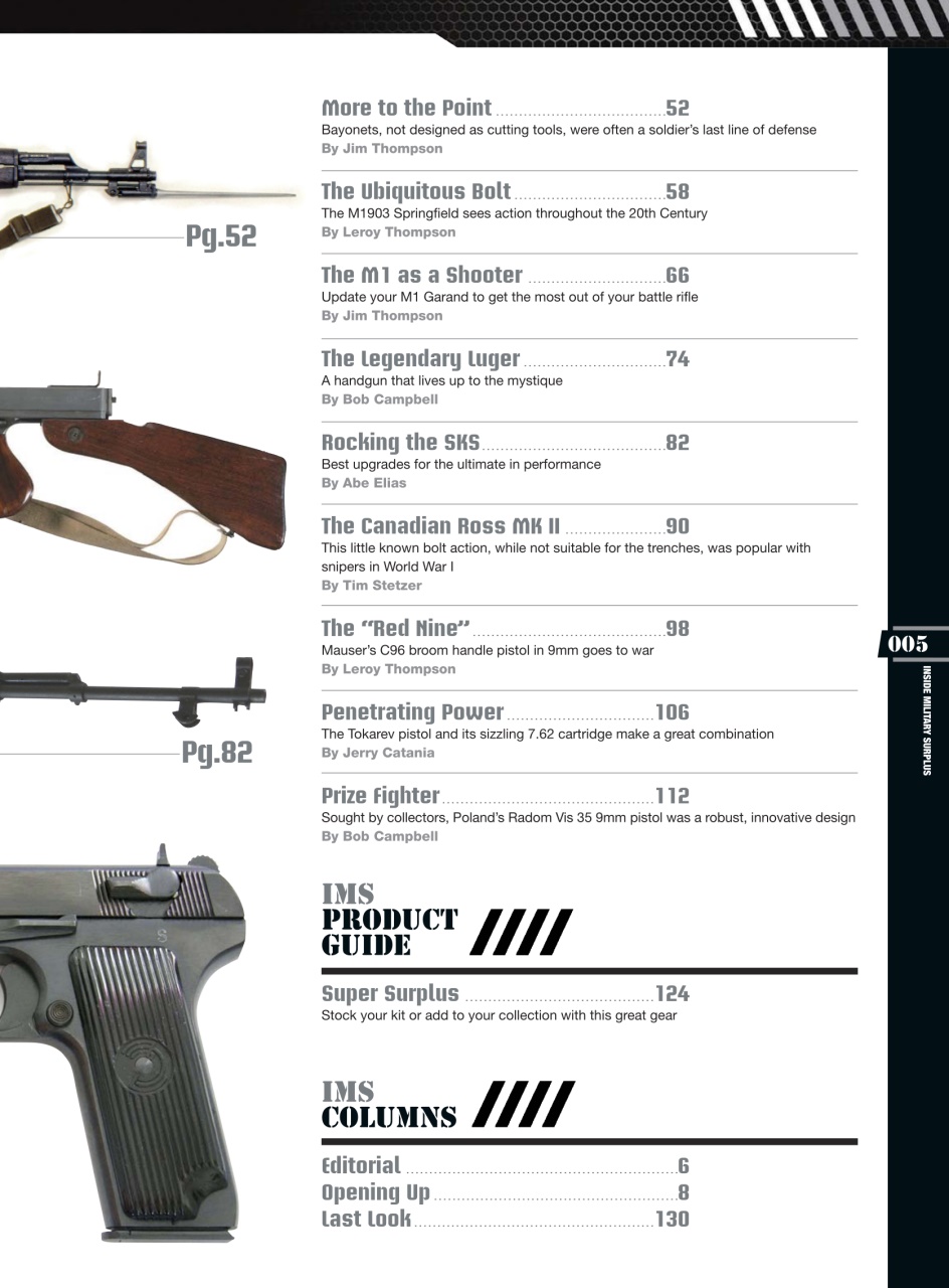 Home Defender Magazine - Military Surplus 2015 Zurück Ausgabe