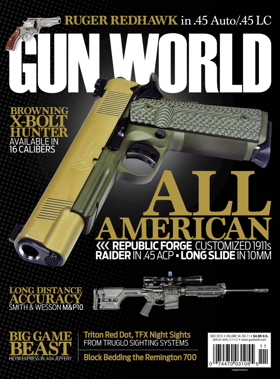 Gun World Magazine - November 2015 Back Issue