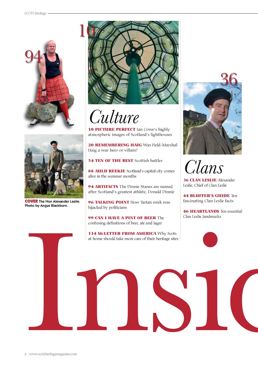 Scots Heritage Magazine - SCOTS Heritage Magazine - Sample Issue ...