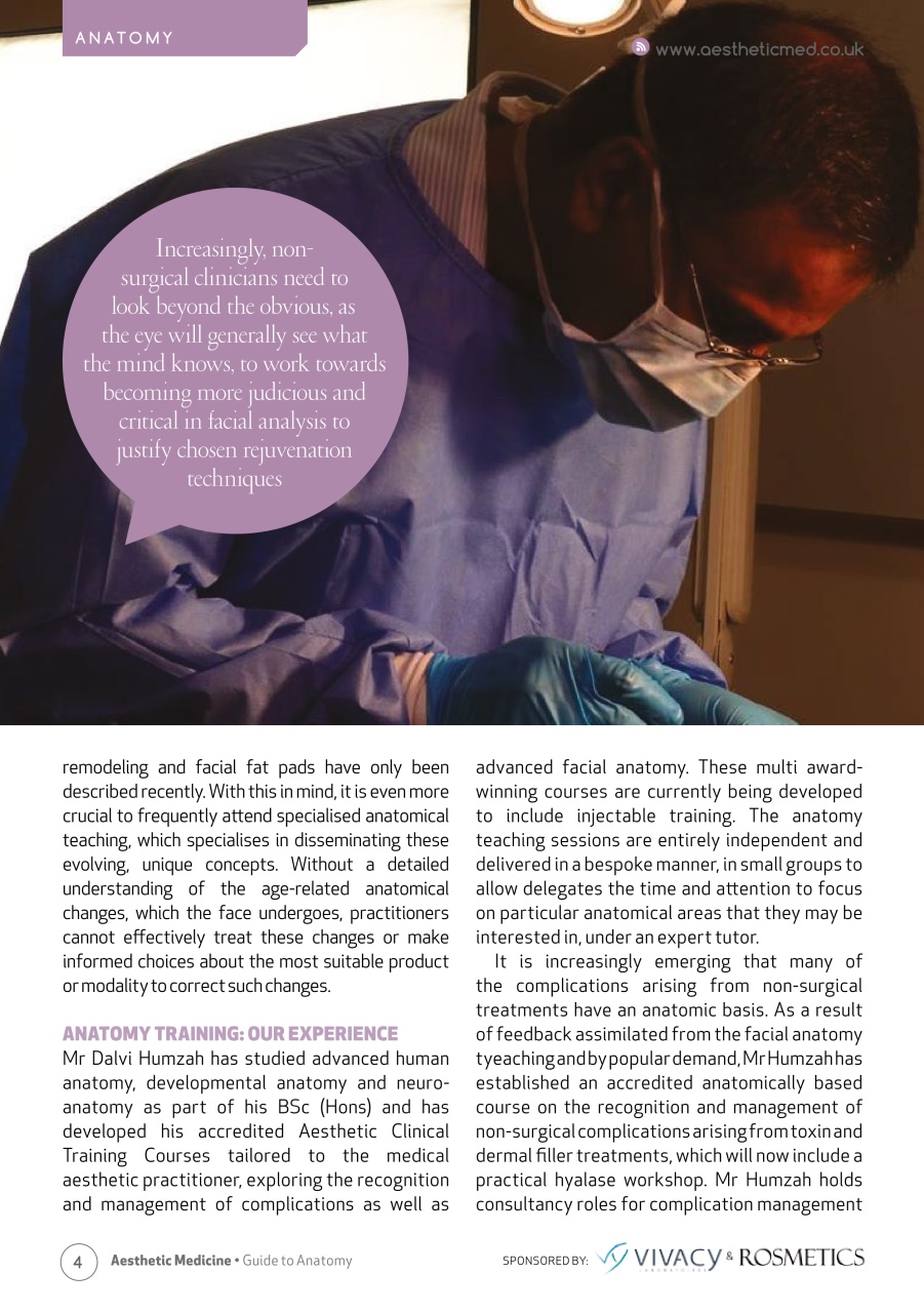Aesthetic Medicine Magazine - Anatomy Special Special Issue