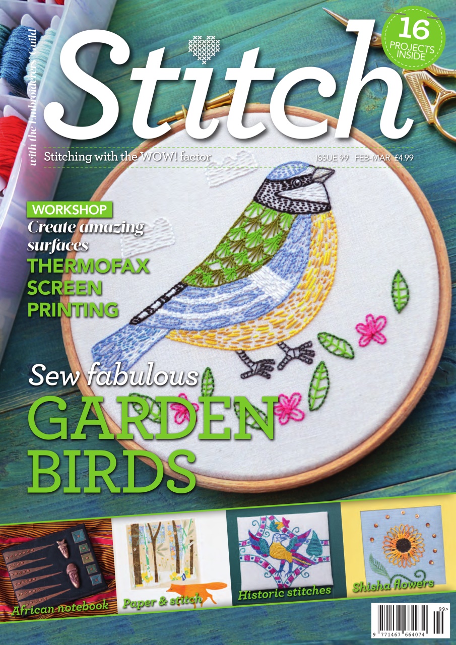 Stitch magazine - Stitch Issue 99 Feb-Mar Back Issue