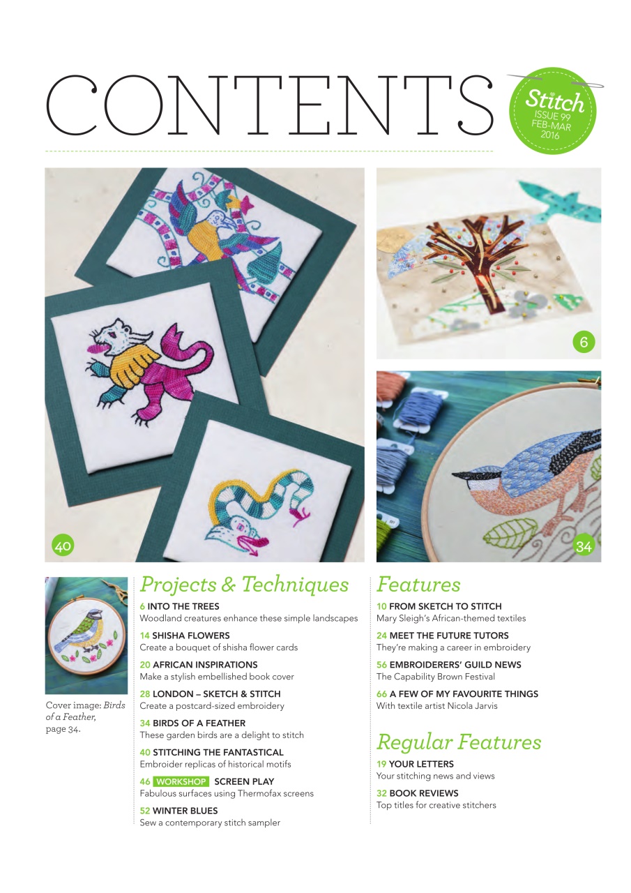 Stitch magazine - Stitch Issue 99 Feb-Mar Back Issue