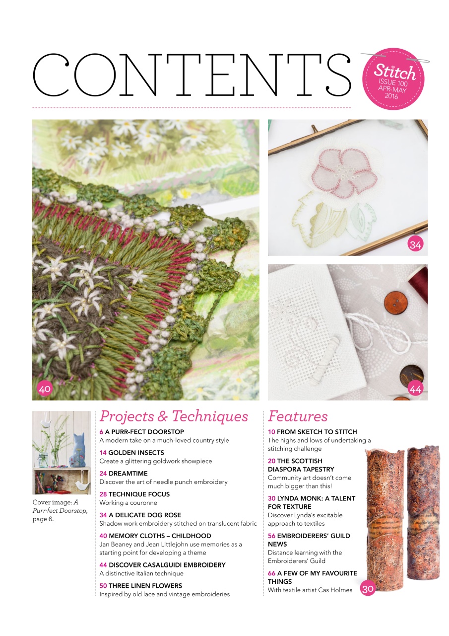 Stitch magazine - Stitch Issue 100 Apr-May Back Issue