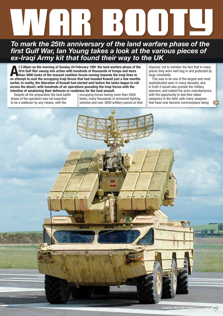 Classic Military Vehicle Magazine - May 2016 Back Issue