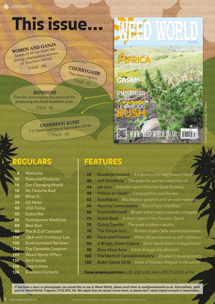 Weed World Magazine - WW 123 Back Issue