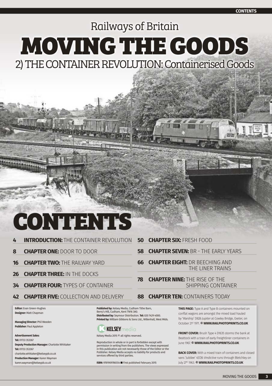 Railways of Britain Magazine - Moving The Goods 2: The Container ...