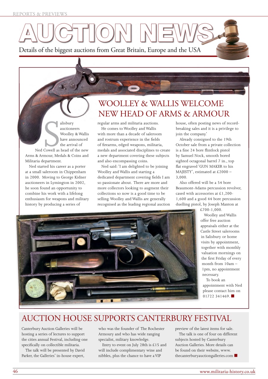 Classic Arms & Militaria Magazine - Aug/Sept16 Back Issue