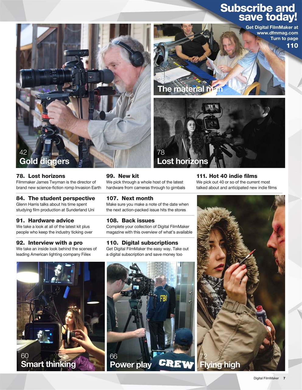 Digital FilmMaker Magazine - dfm issue 40 Back Issue