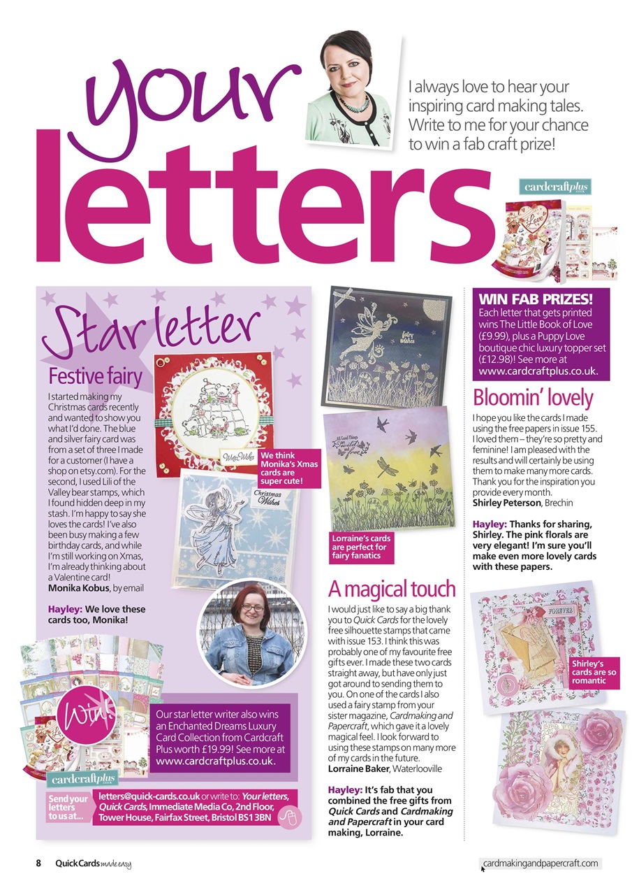 Quick Cards Made Easy Magazine - Christmas 2016 Back Issue