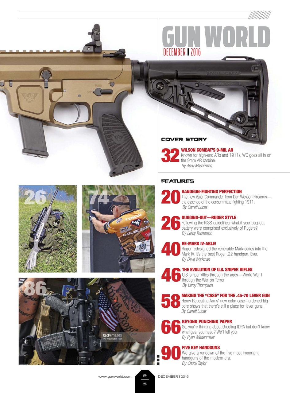 Gun World Magazine - December 2016 Back Issue