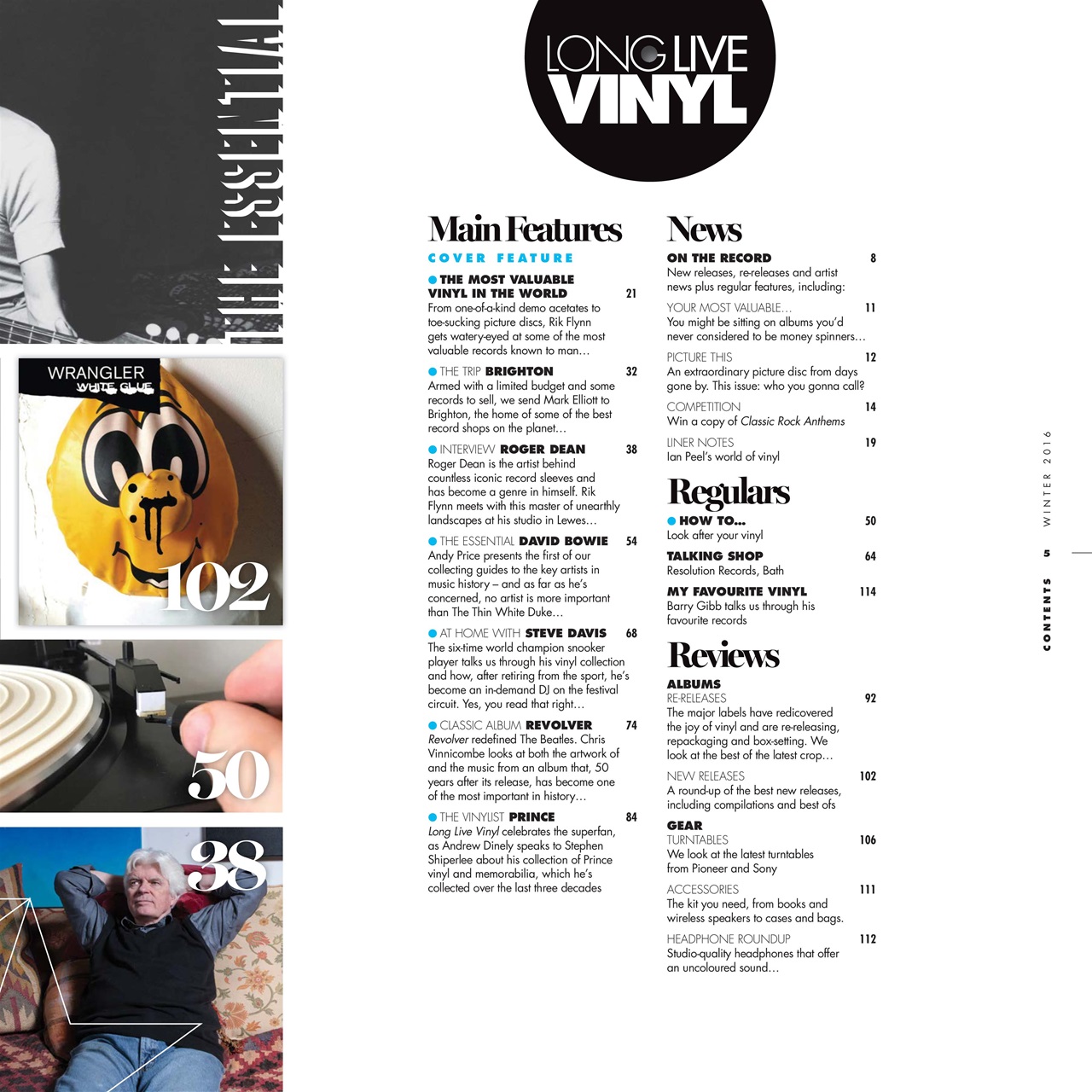 Long Live Vinyl Magazine - Issue 1 Back Issue