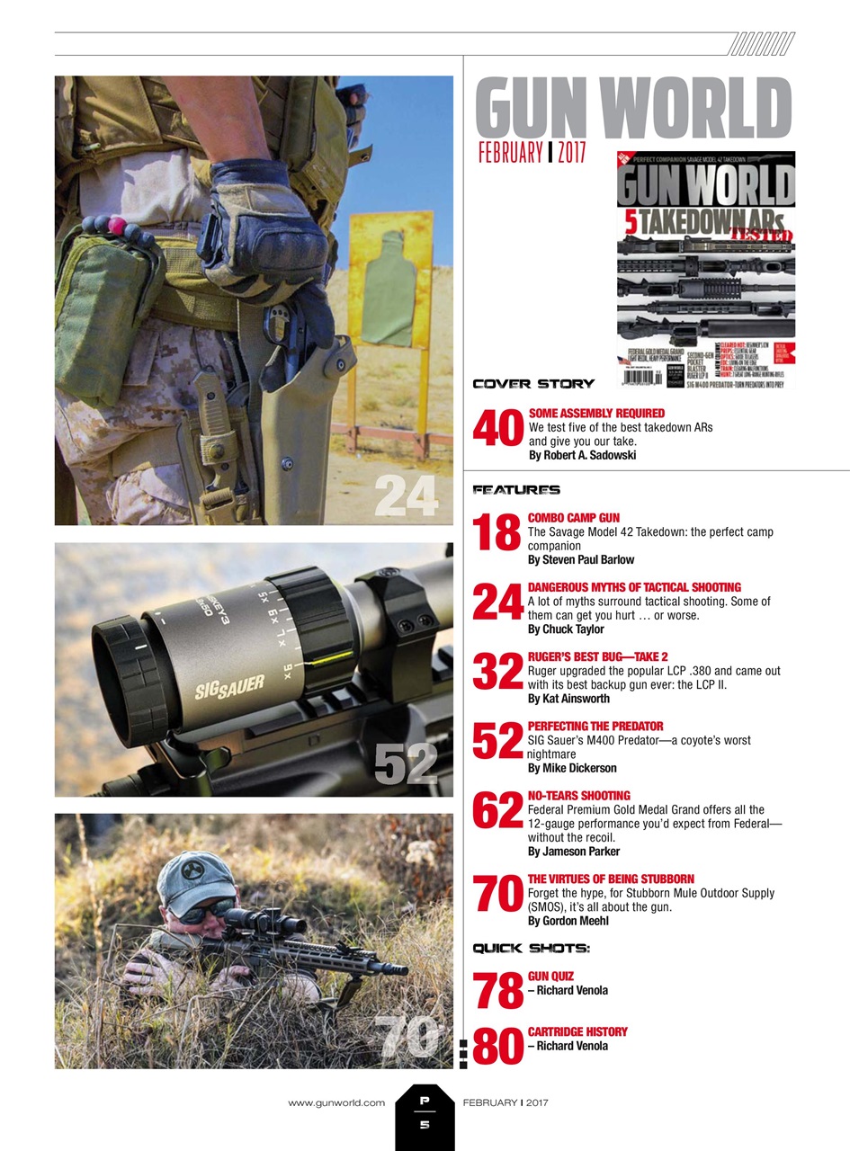 Gun World Magazine - February 2017 Back Issue