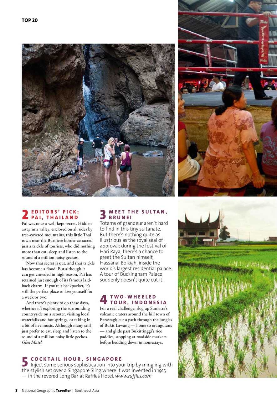 National Geographic Traveller UK Magazine - Southeast Asia Supplement ...