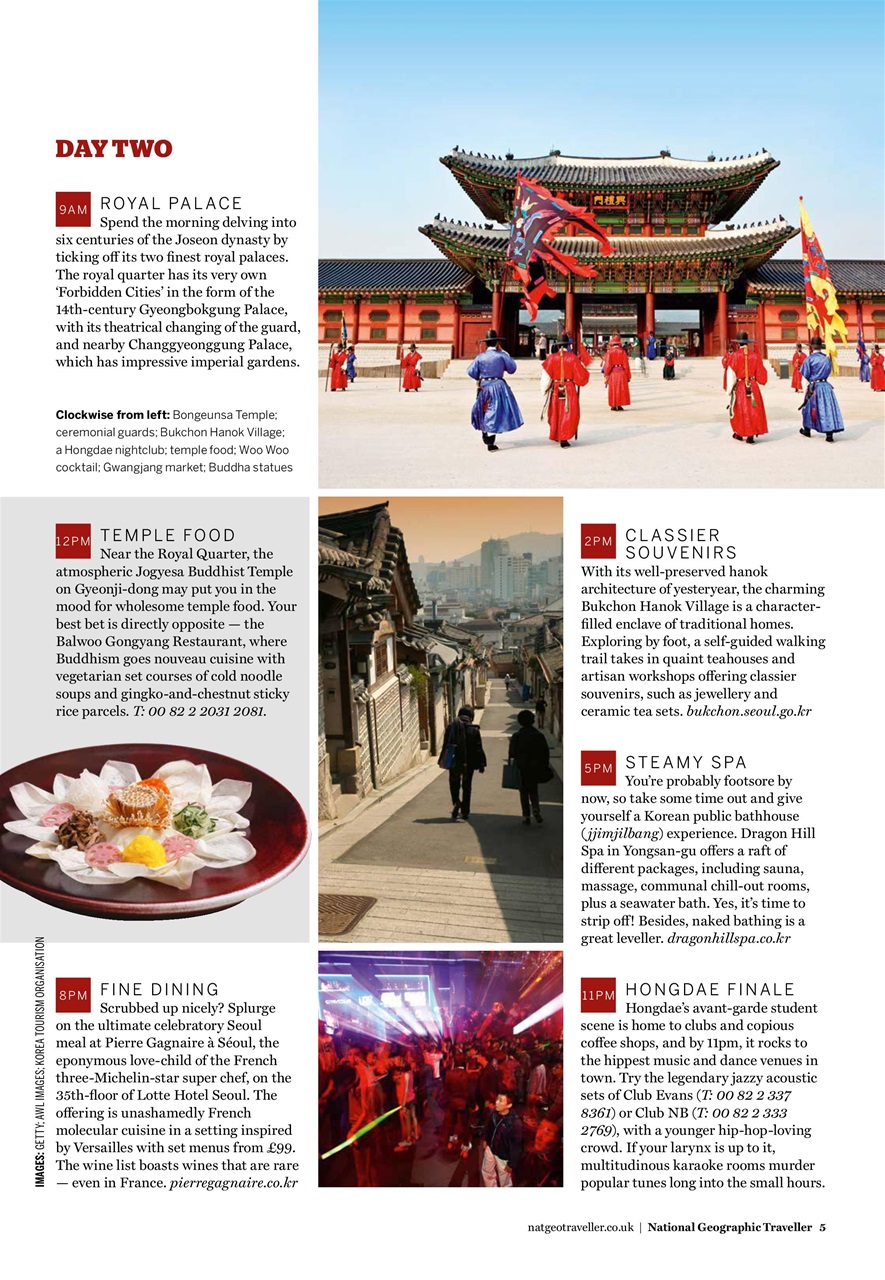 National Geographic Traveller UK Magazine - South Korea Guide Special Issue