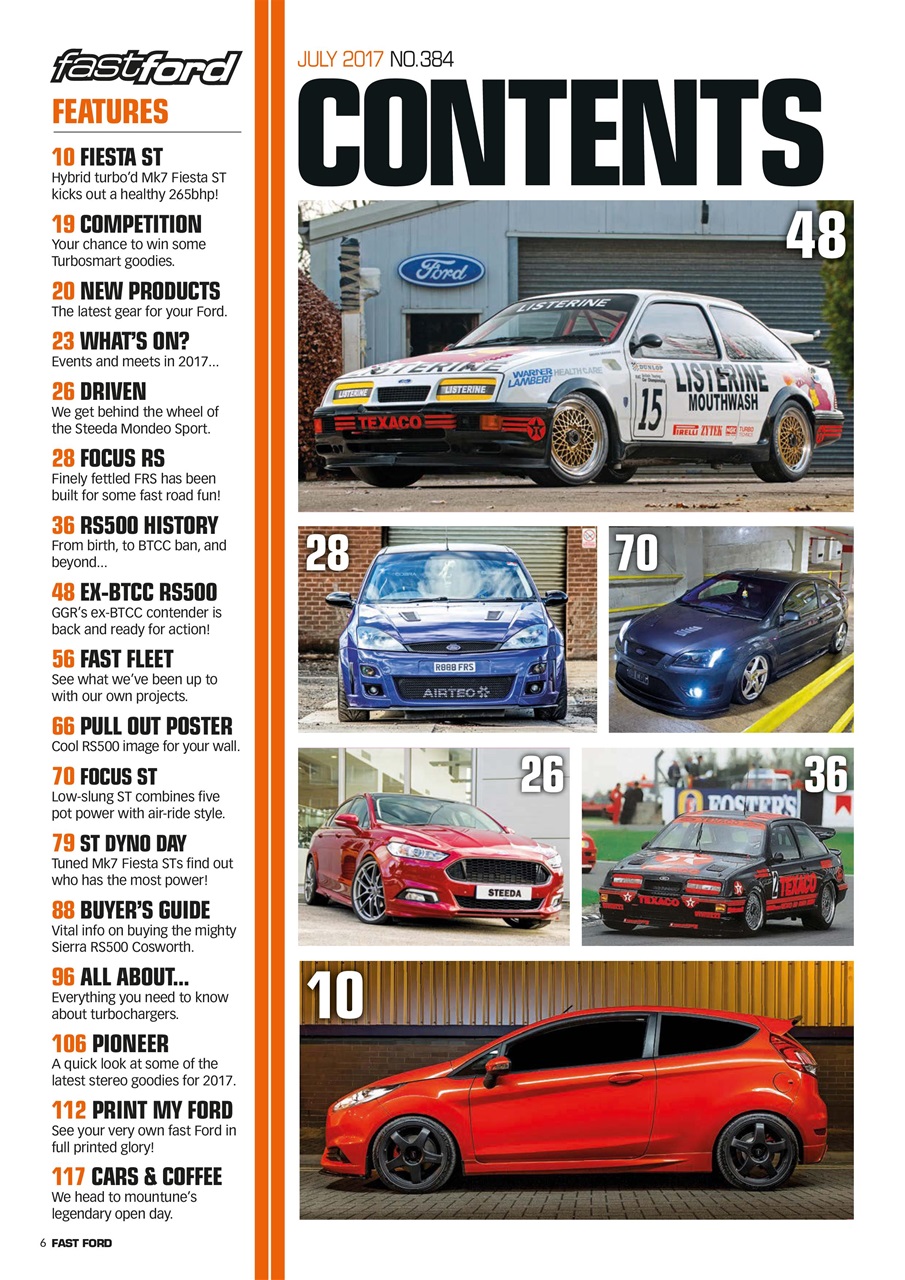 Fast Ford Magazine - No. 384: 30 years of Sierra Cosworth Back Issue