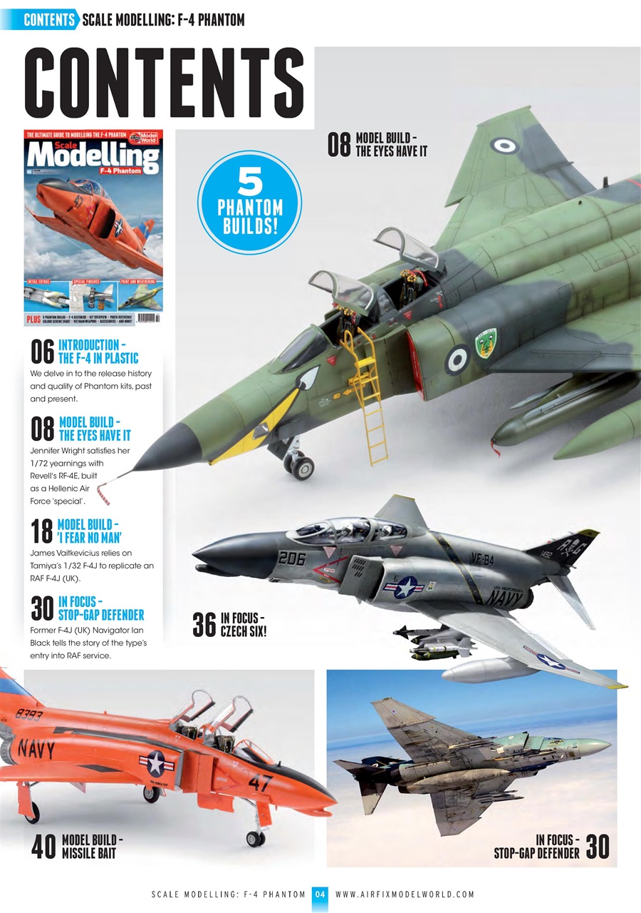 Airfix Model World Magazine - Scale Modelling: F-4 Phantom Special Issue