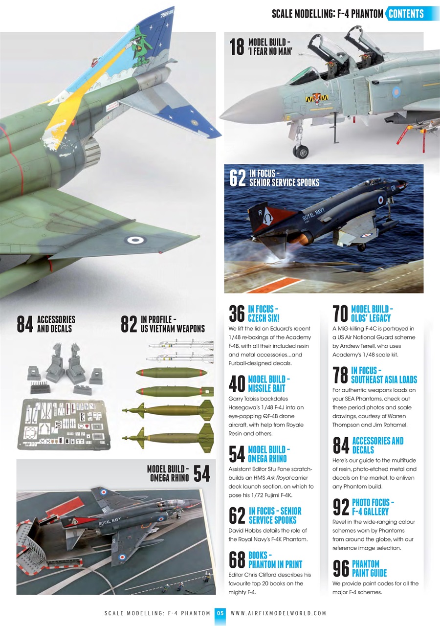 Airfix Model World Magazine - Scale Modelling: F-4 Phantom Special Issue