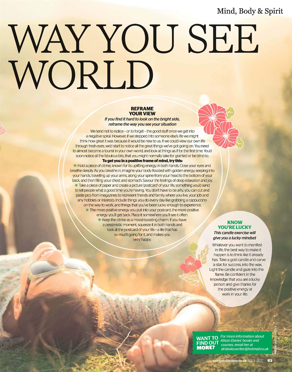 Spirit & Destiny Magazine - July 2017 Back Issue