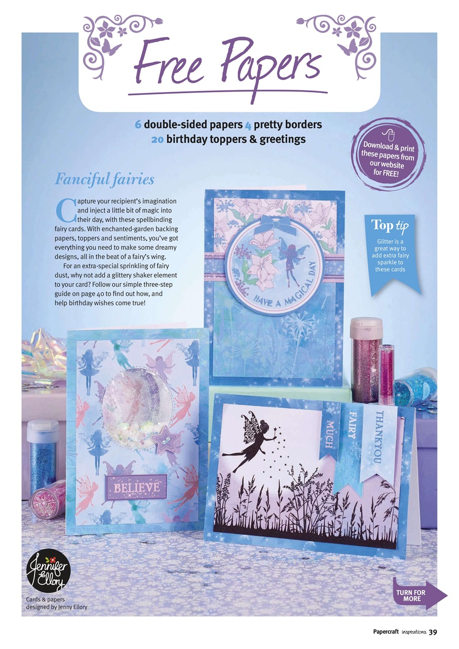 Papercraft Inspirations Magazine - August 2017 Back Issue