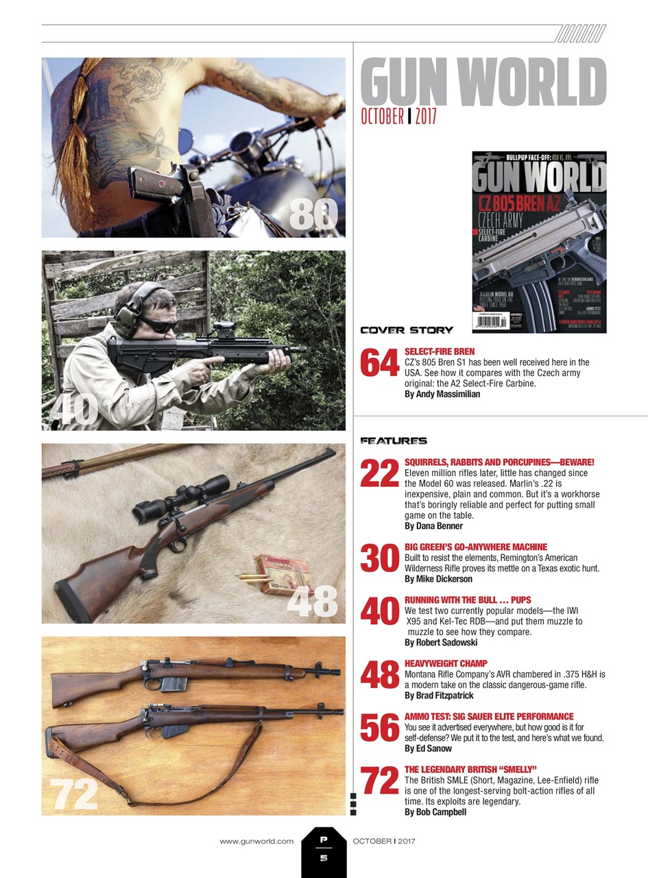 Gun World Magazine - October 2017 Back Issue