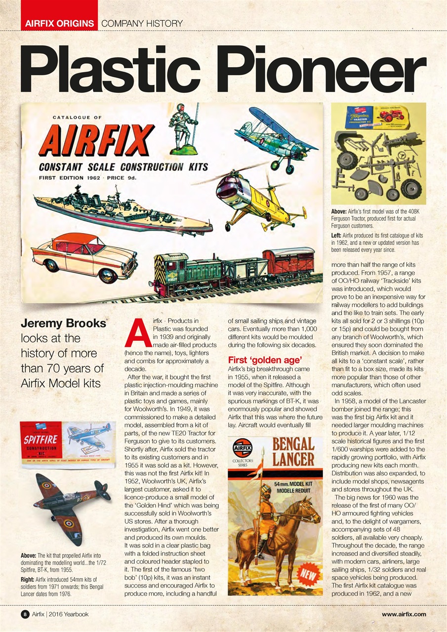 Airfix Model World Magazine - Airfix Yearbook 2016 Special Issue