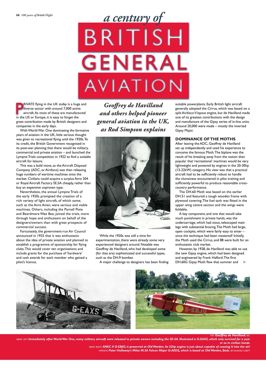 FlyPast Magazine - 100 Years of British Flight Special Issue