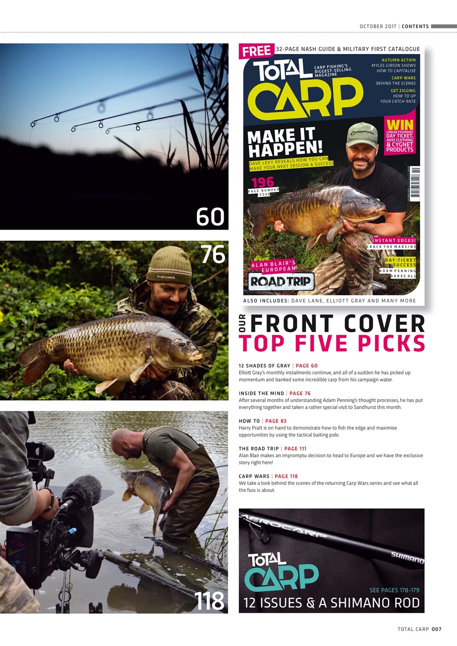 Total Carp Magazine - October 2017 Back Issue