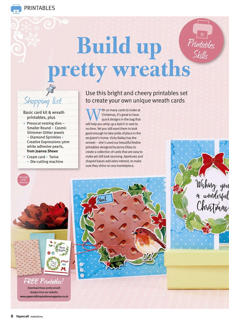 Papercraft Inspirations Magazine - December Back Issue
