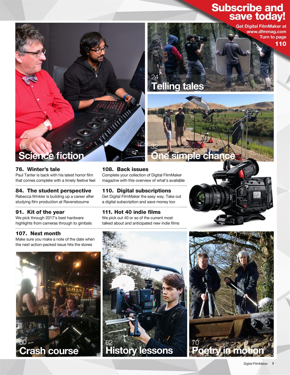 Digital FilmMaker Magazine - DFM Issue 52 Back Issue