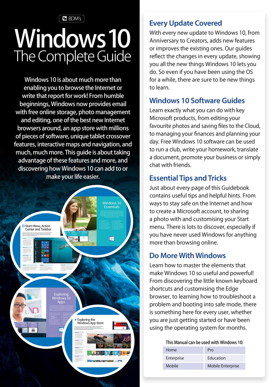 Windows User Magazine - Windows 10 Complete Guide Back Issue