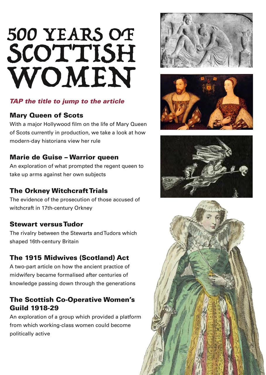 History Scotland Magazine - 500 Years of Scottish Women Special Issue