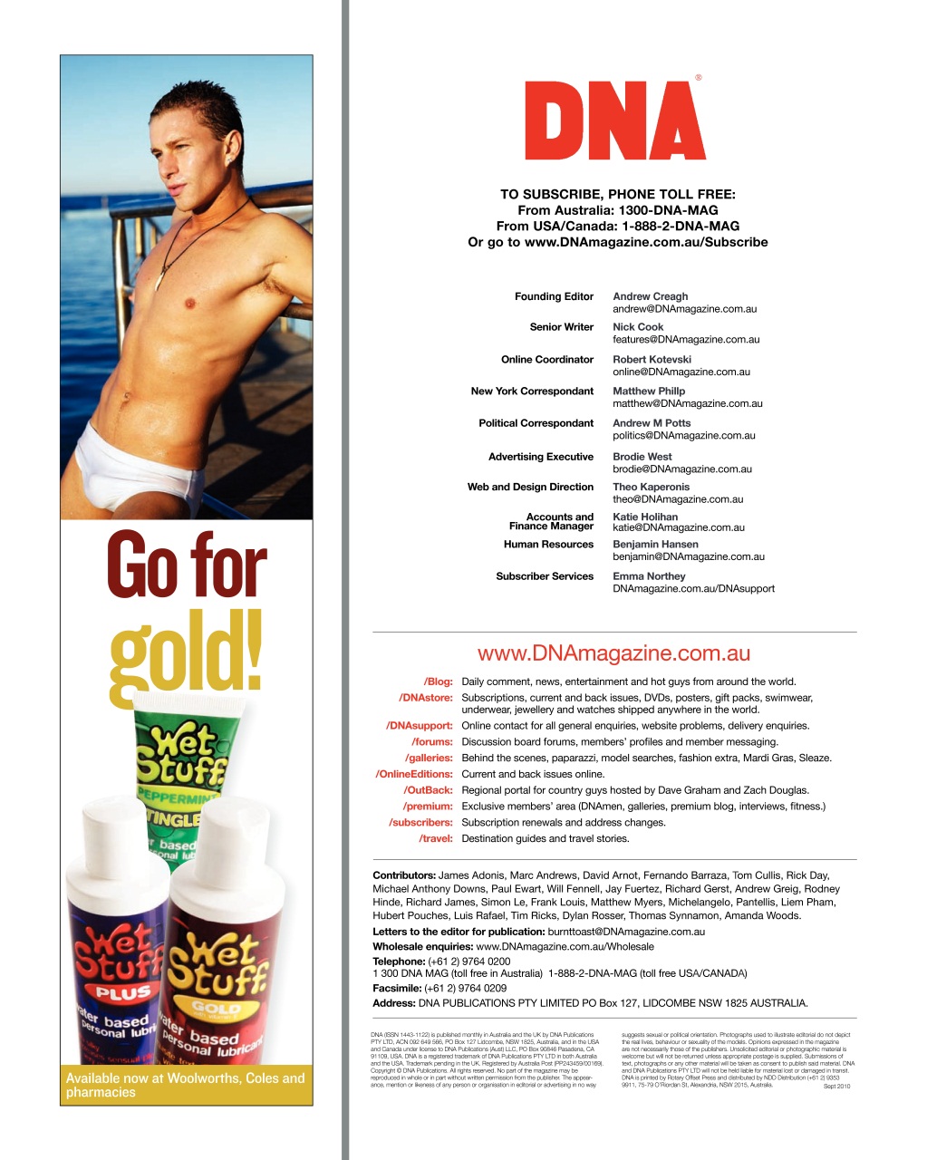 DNA Magazine - DNA #128 - Sexiest Men Alive Back Issue