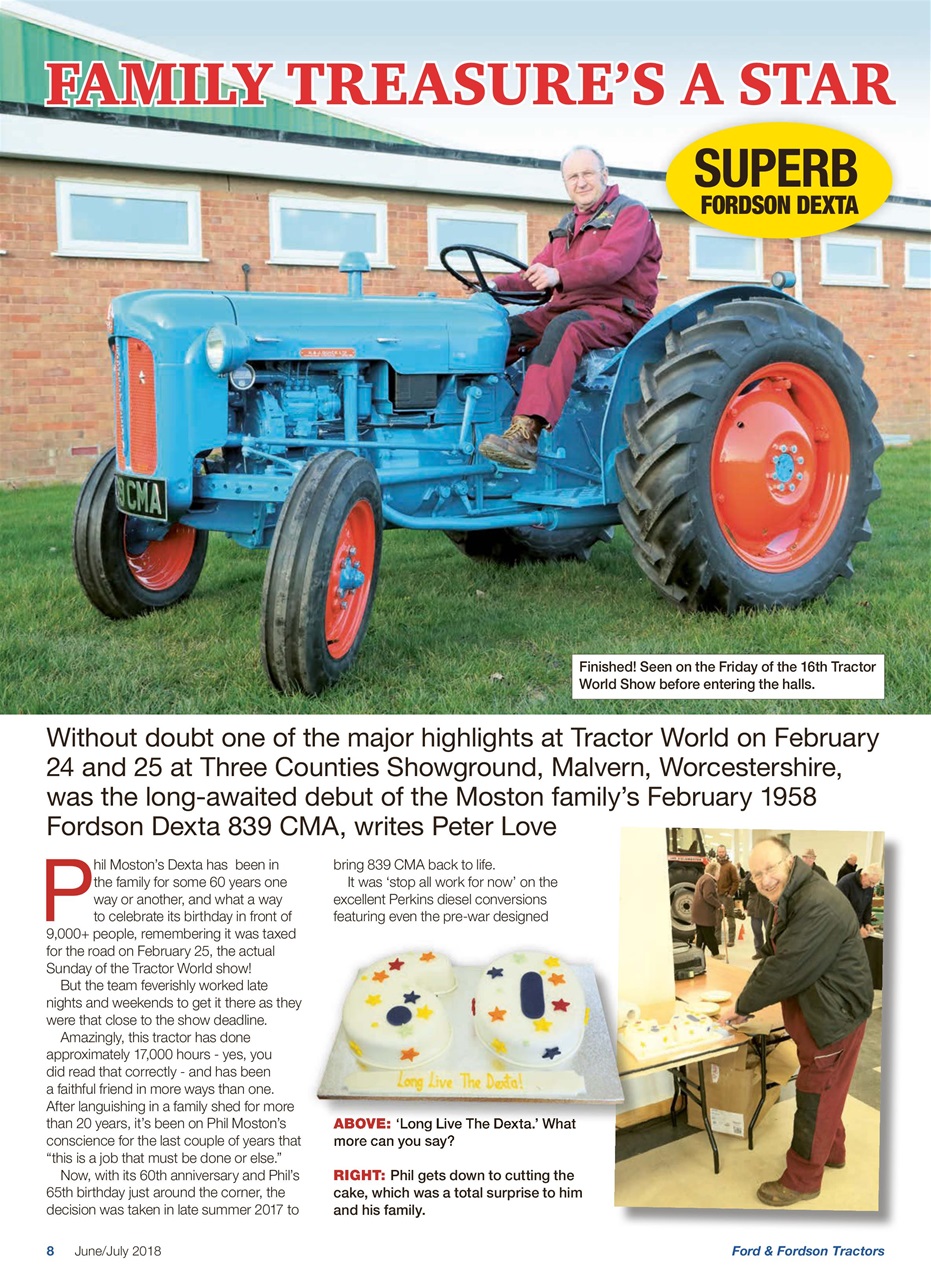 Ford & Fordson Magazine - June/July 2018 Back Issue