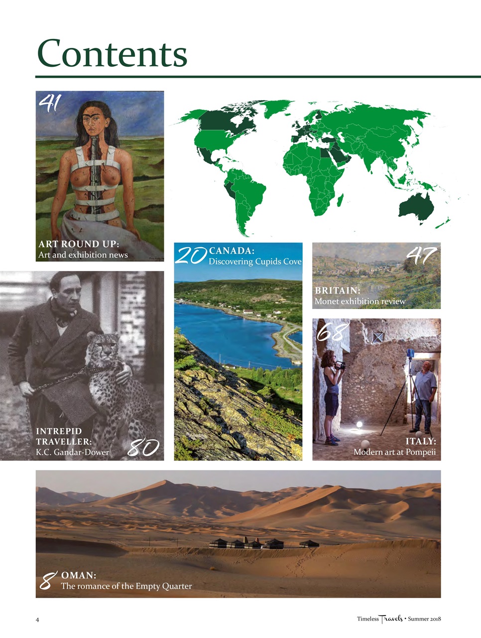 Timeless Travels Magazine - Summer 2018 Back Issue