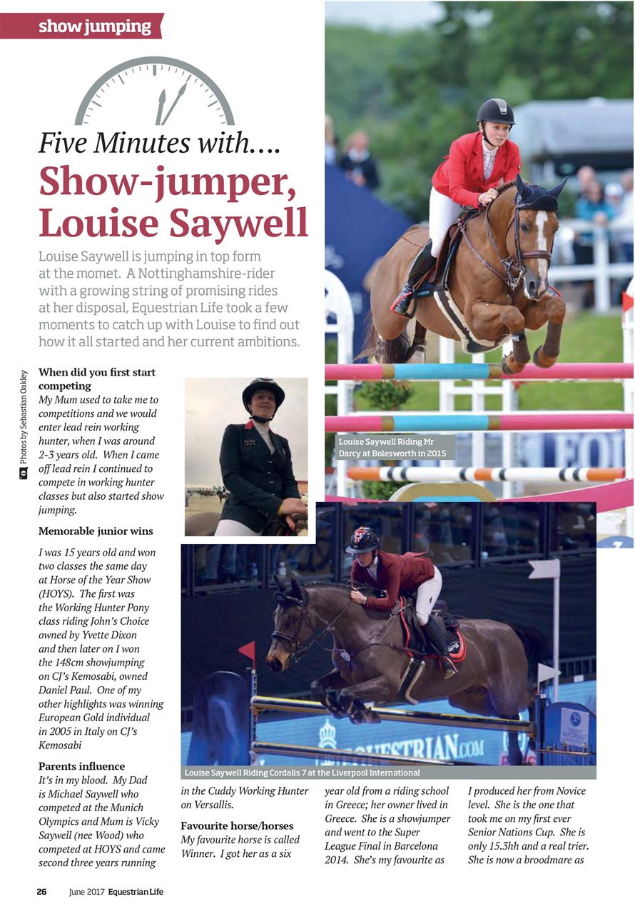 Equestrian Life Magazine - Equestrian Life Jun 2017 Back Issue