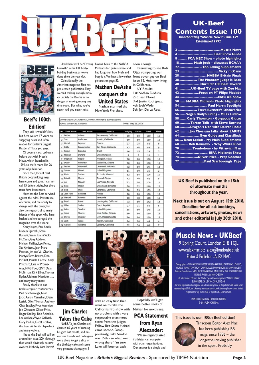 UK Beef Magazine - Issue 100 Back Issue