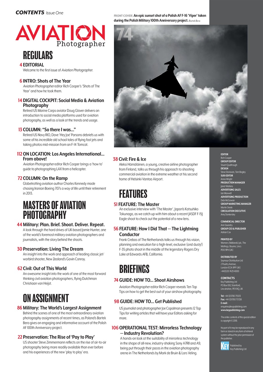 Combat Aircraft Journal Magazine - Aviation Photographer Special Issue