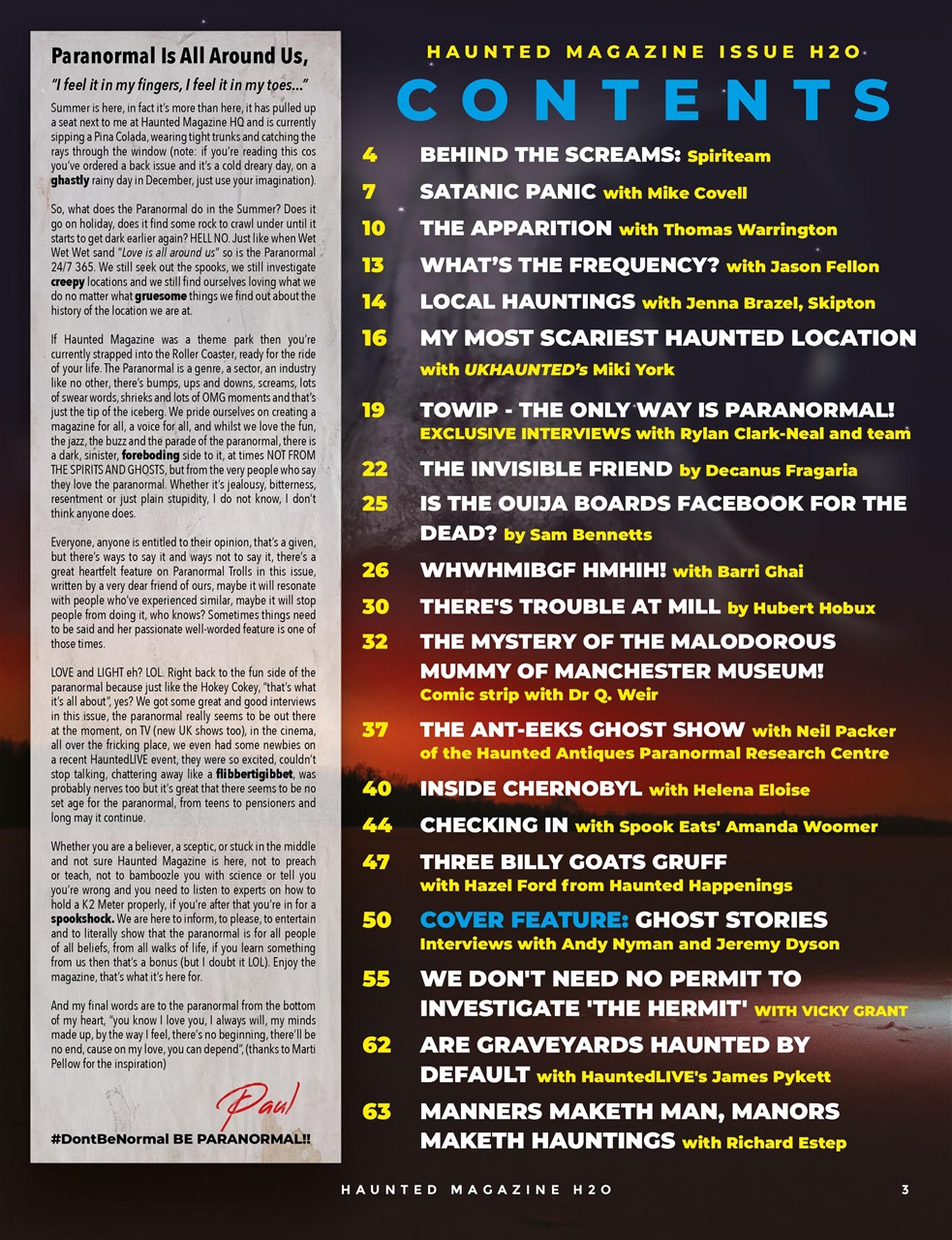 Haunted Magazine - Haunted Magazine Issue 20 - Ghost Stories Back Issue