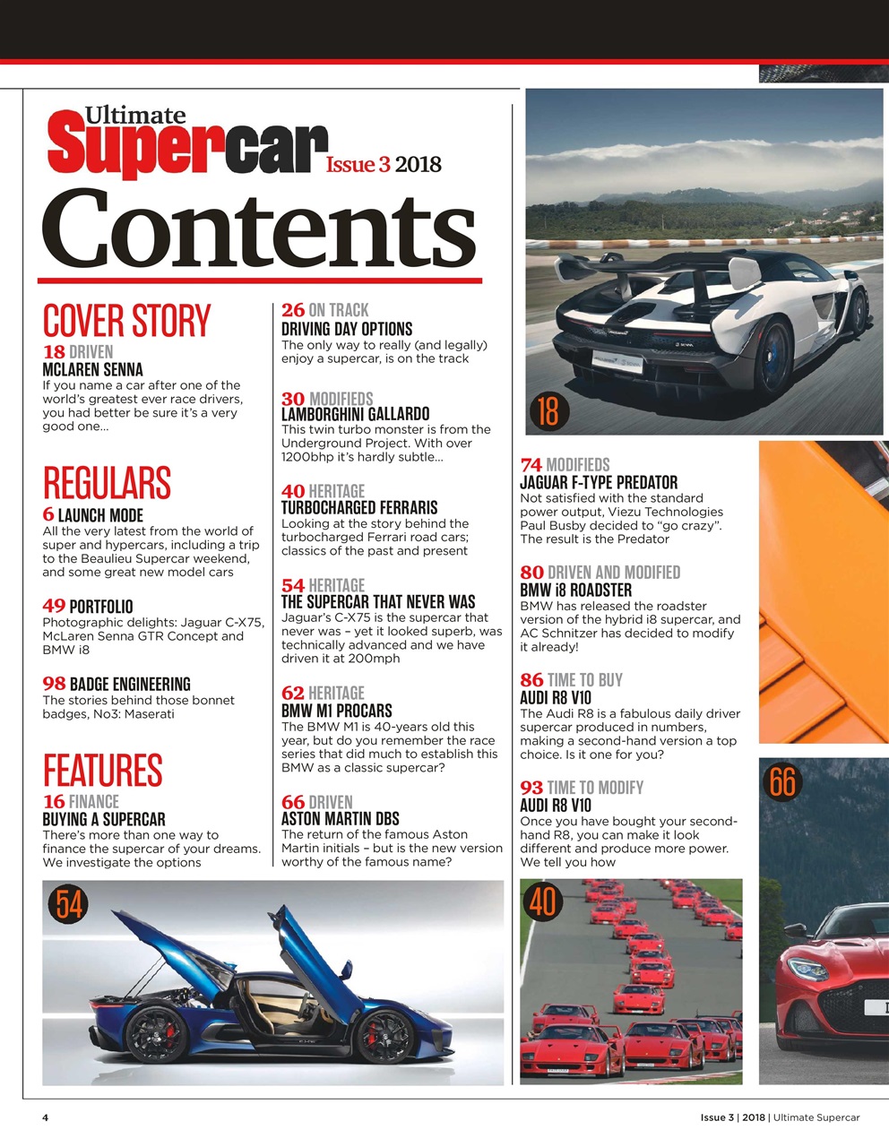 Ultimate Supercar Magazine - Volume 1 Issue 3 Back Issue