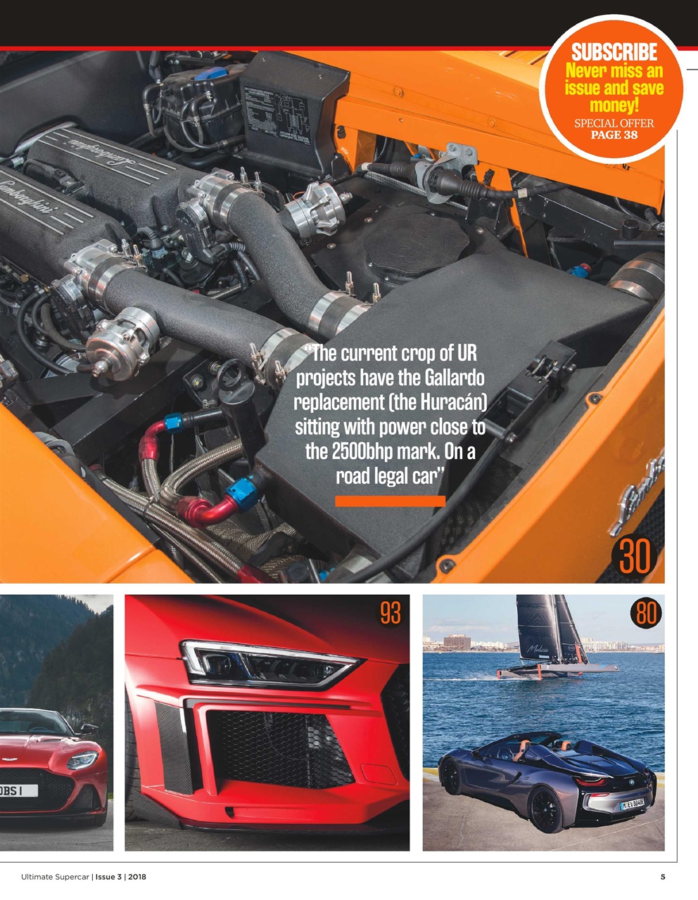 Ultimate Supercar Magazine - Volume 1 Issue 3 Back Issue