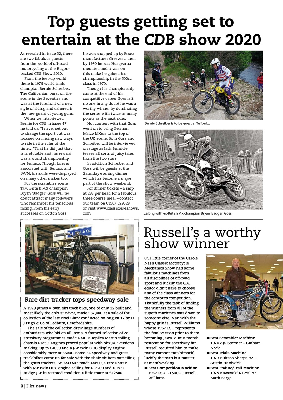 Classic Dirt Bike Magazine - Issue 53 Back Issue