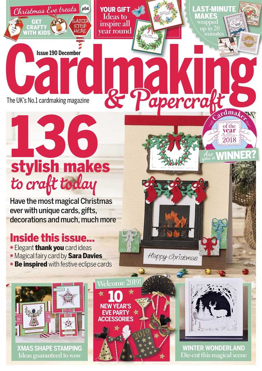 Cardmaking & Papercraft Magazine - December 2018 Back Issue
