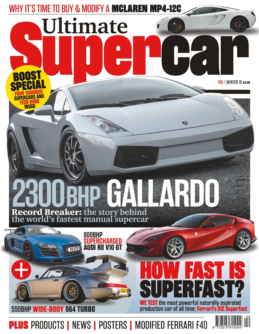 Ultimate Supercar Magazine - Volume 1 Issue 4 Back Issue