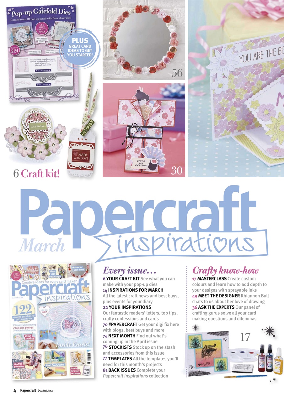 Papercraft Inspirations Magazine - March 2019 Back Issue