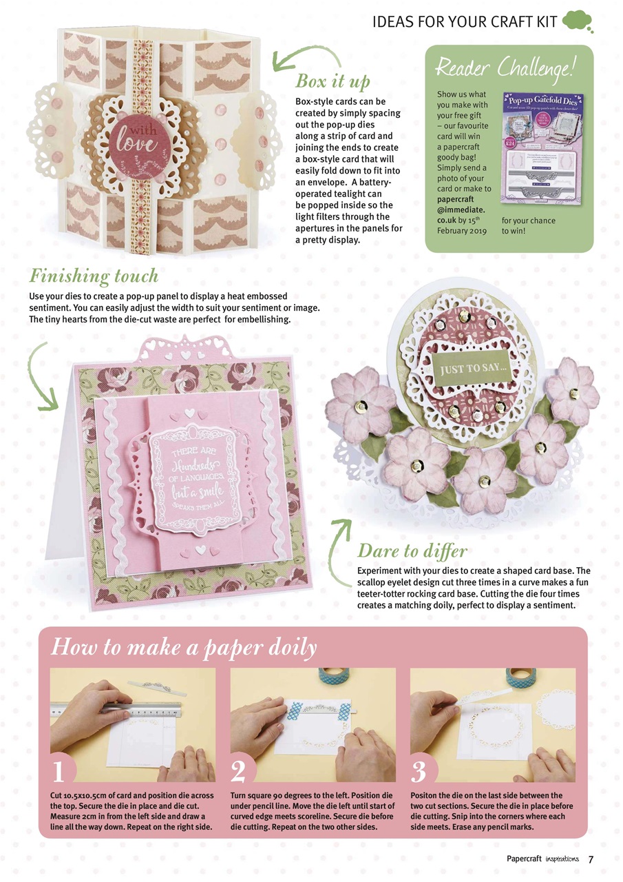 Papercraft Inspirations Magazine - March 2019 Back Issue