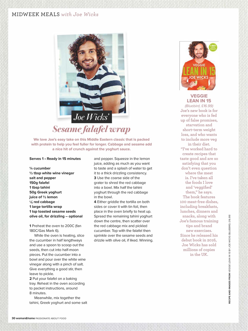 Woman & Home Feel Good Food Magazine - February 2019 Back Issue