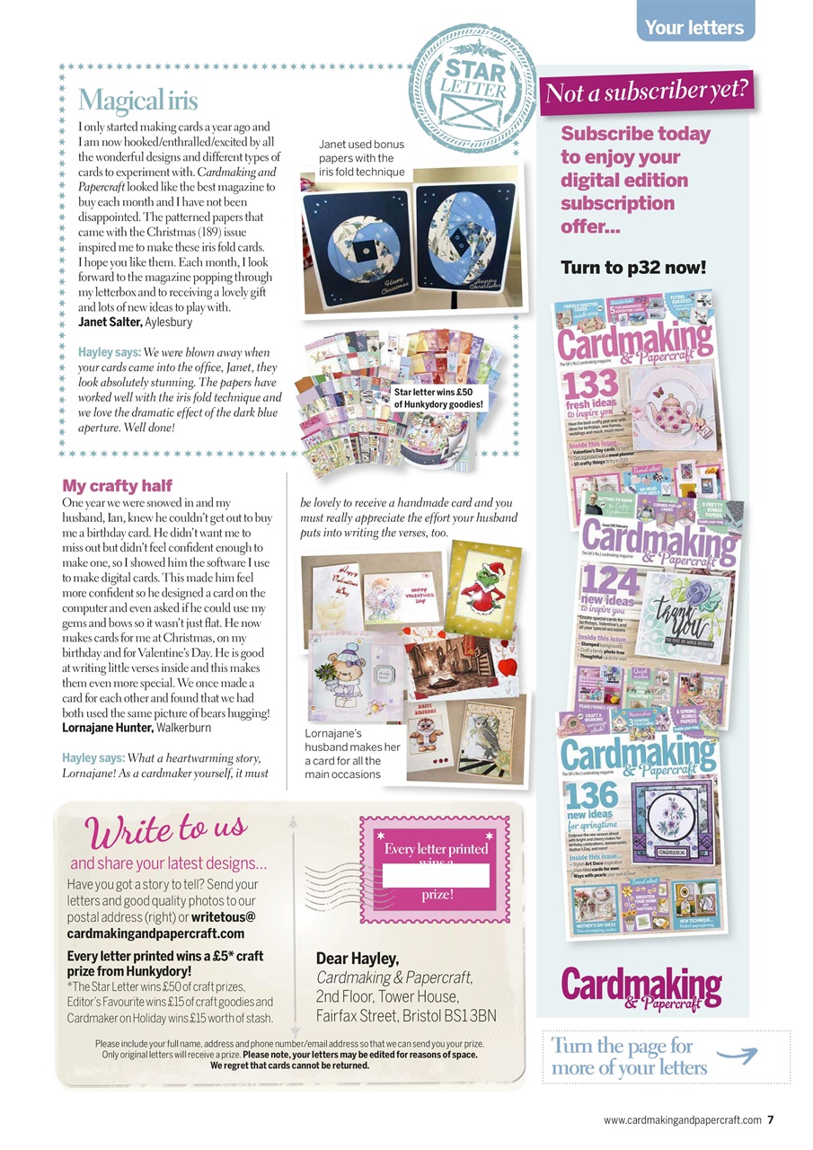 Cardmaking & Papercraft Magazine - March 2019 Back Issue