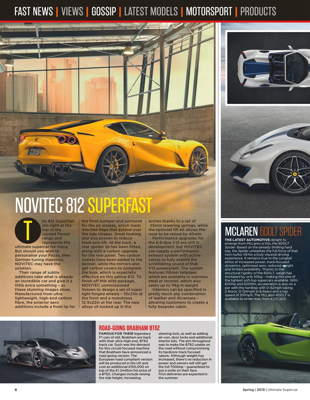 Ultimate Supercar Magazine - Volume 2 Issue 1 Back Issue