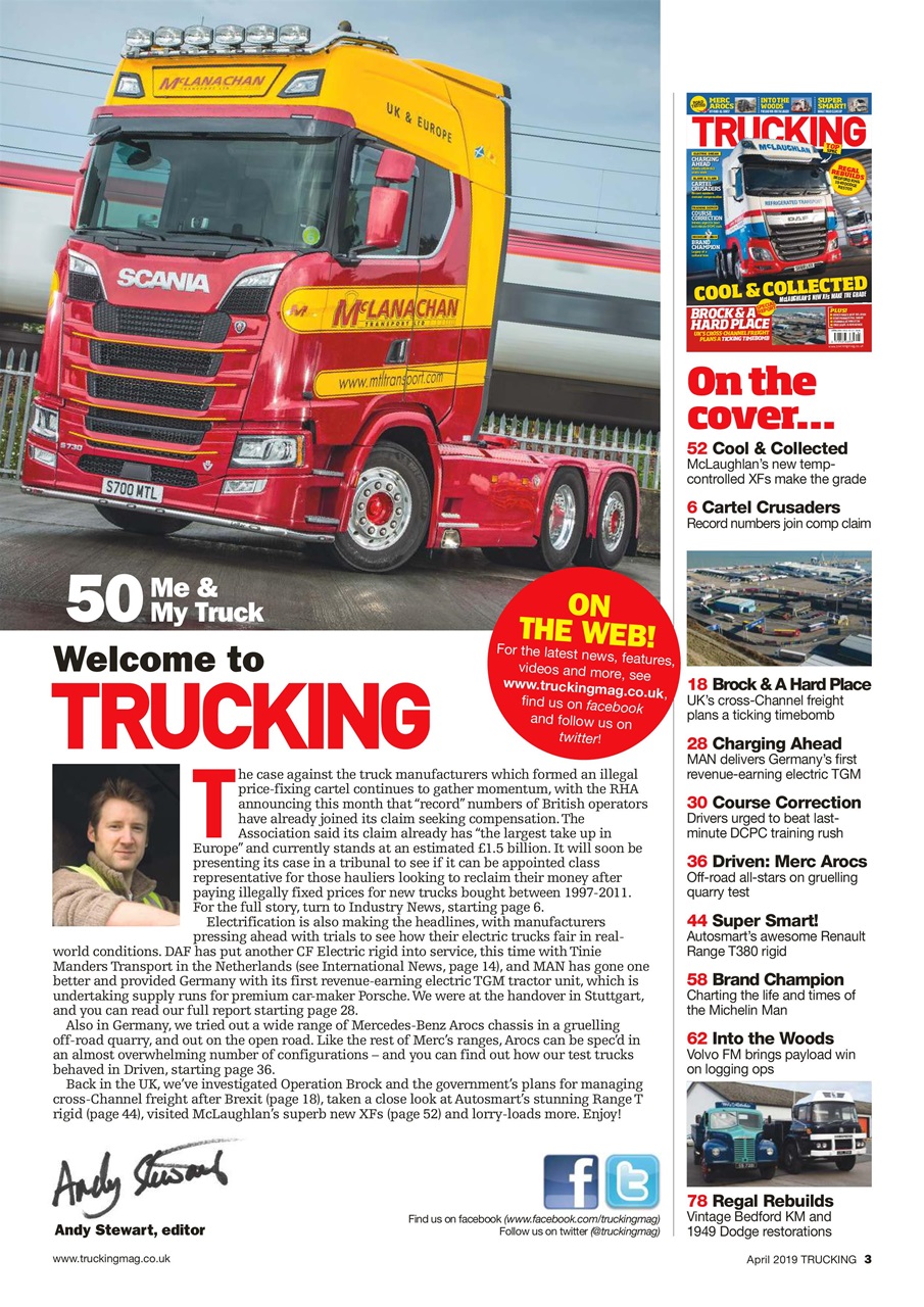Trucking Magazine - April 2019 Back Issue