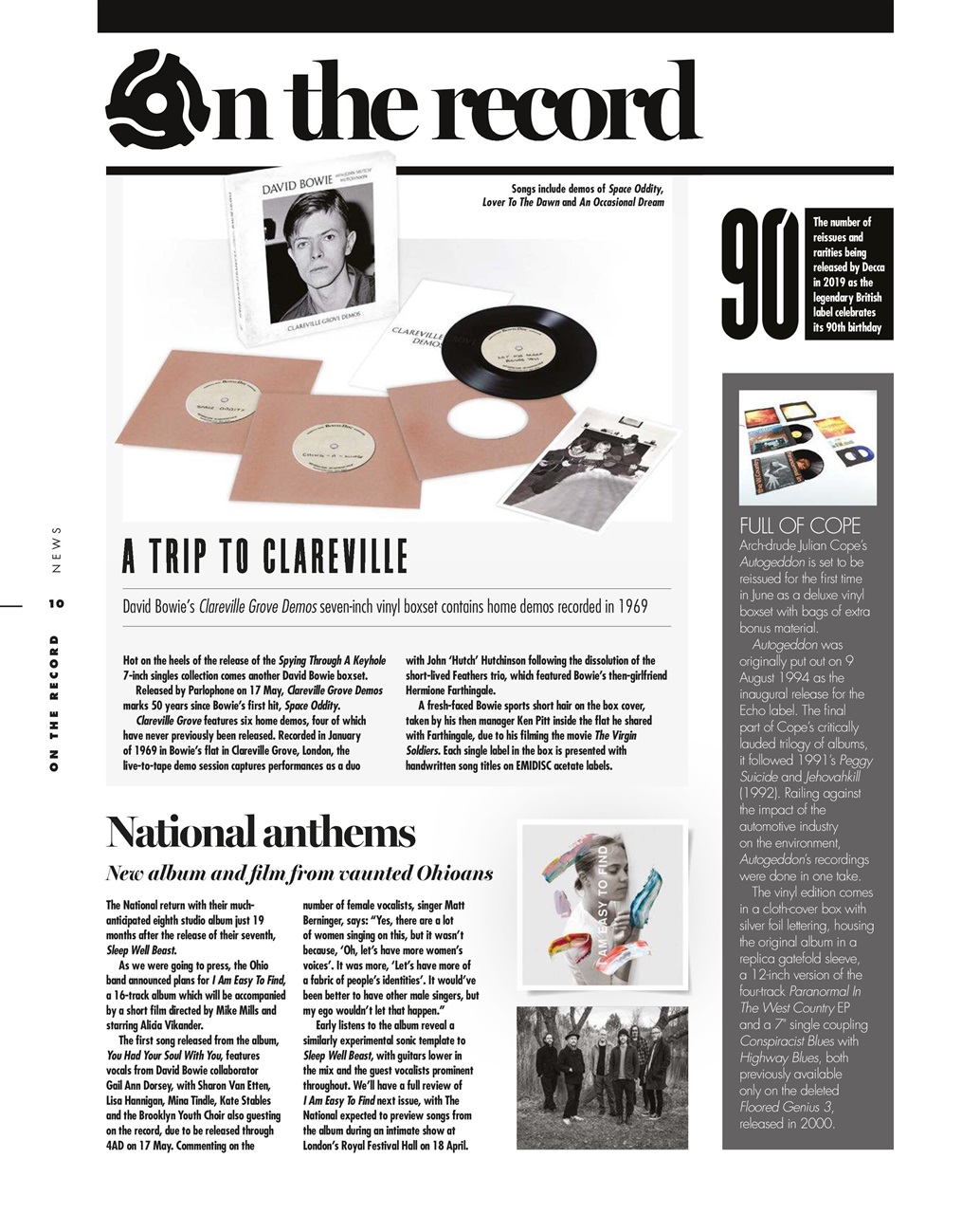 Long Live Vinyl Magazine - May 2019 - Heroes of 2 Tone Back Issue